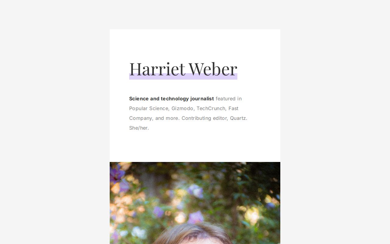 Harriet Weber